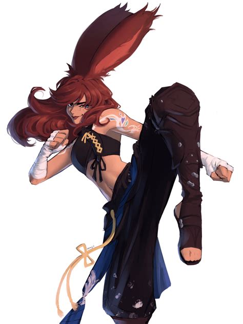 Cool Viera Monk Commission I Drew R Ffxiv