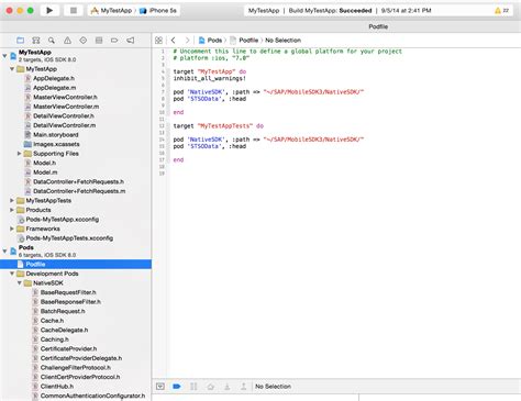 github sstadelman nativesdk podspec