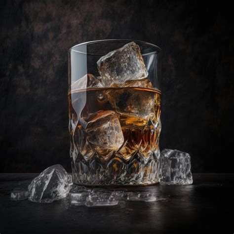 Premium Ai Image Glass Of Whiskey Illustration Ai Generative