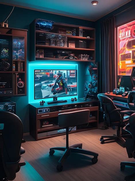 Premium Photo | Pc room
