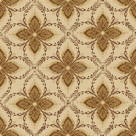 Classic Damask Seamless Pattern Classical Luxury Old Fashion Stock