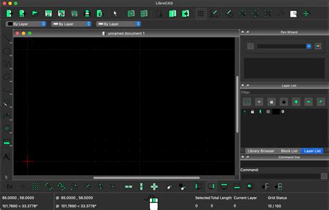 LibreCAD User Dark Mode