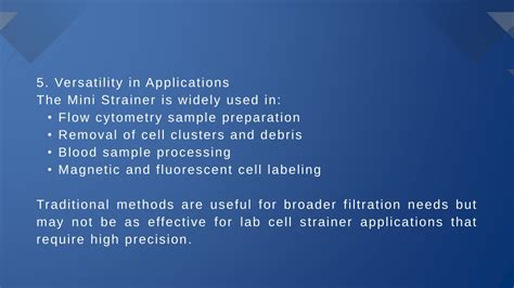 Ppt Mini Strainer Vs Traditional Filtration Which One Suits Your Lab Needs Powerpoint