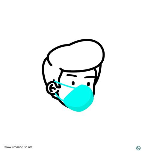 마스크 캐릭터 일러스트 Ai 다운로드 Download Mask Character Vector 어반브러시