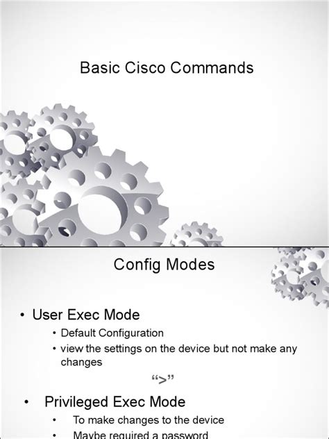 Basic Config Cisco Pdf Command Line Interface User Computing