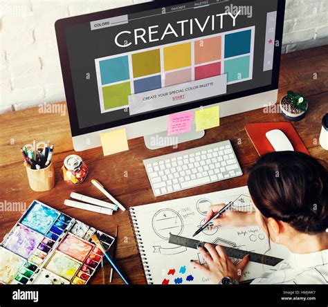 Colour Shade Design Colourful Palette Concept Stock Photo - Alamy
