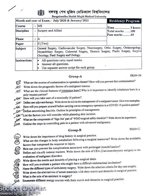Questions Bsmmu Hepatibiliary Department Pdf