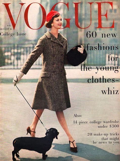 Vogue Magazine Aug 15 1958 Vogue Vintage Vogue Vintage Vogue Fashion