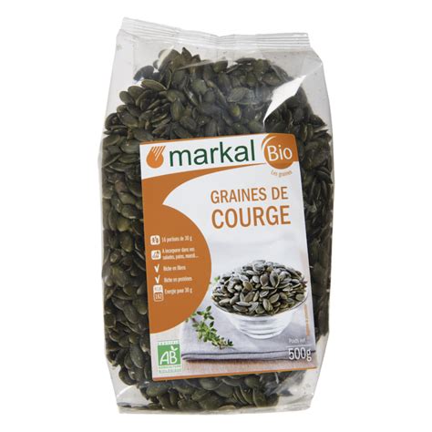 Graines De Courge Bio 6x500g Vrac BIO Markal