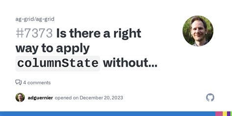 Is There A Right Way To Apply `columnstate` Without Flickering · Issue