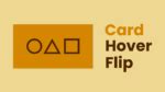Card Flipping Animation In HTML CSS