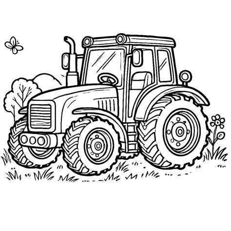 Traktor Di Tengah Halaman