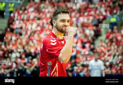 Malmo Sweden 21st Jan 2023 Samuel Hoddersen Of Usa Seen During The Ihf World Handball