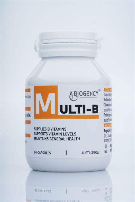 Buy Multi B Vitamin Capsules In Australia Biogency