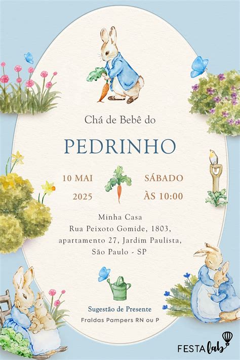 Convite De Chá De Bebê Modelos Incríveis Festalab