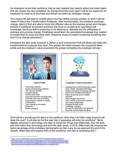 2016 The Employee Transformation Profile Pdf