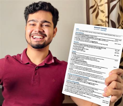 Nishant Chahar On Linkedin Resume Resumebuilding Resumewritingtips