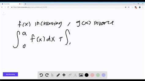 solved let f x be an increasing function with inverse g x explain