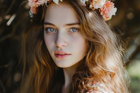 Premium Photo Cute And Romantic Woman Show Her Lovely Look