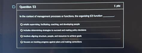 Solved Question 531 ﻿ptsin The Context Of Management