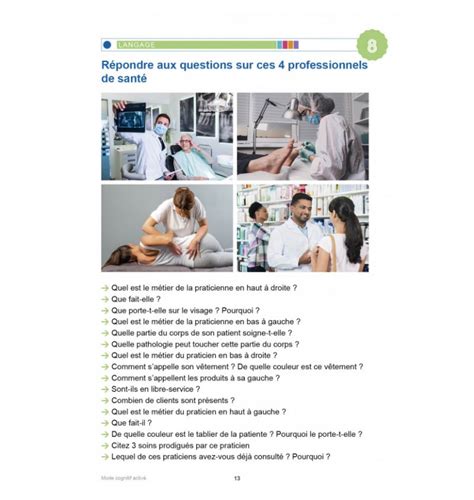 Mode Cognitif Activé Les Métiers Fonctions Exécutives