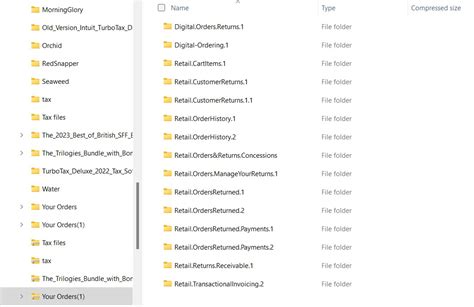 Order History Summary In Csv Format