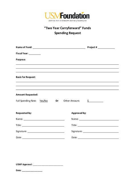 Fillable Online Carryforward Request Letter Template Fax Email Print Pdffiller