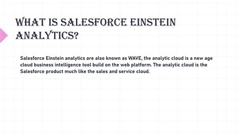 Ppt Salesforce Einstein Analytics Training Idestrainings Powerpoint Presentation Id 11671006
