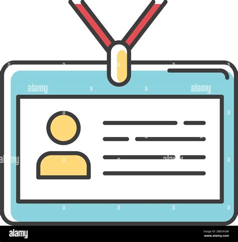 Business Credentials Pass Stock Vector Images Alamy