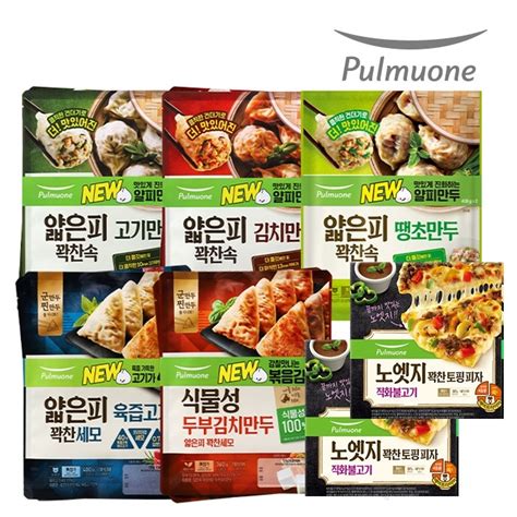 풀무원 얇은피만두 8봉 외 세모만두 노엣지피자 티몬