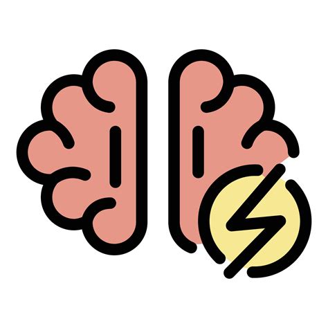 Brain Boost Icon Color Outline Vector 19191822 Vector Art At Vecteezy