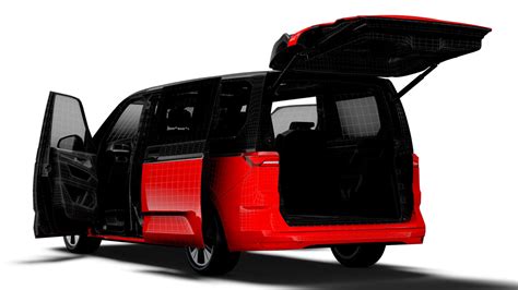 Vw T7 Multivan Long Hq Interior 2025 3d Model Cgtrader