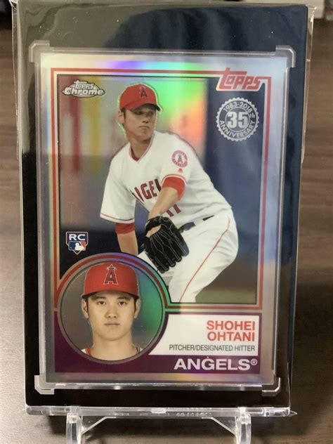 Yahooオークション 2018 Topps Chrome 大谷 翔平 Shohei Ohtani 35t
