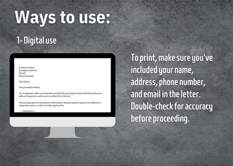 Job Offer Letter Template Hiring Letter Easy To Use Employment Offer
