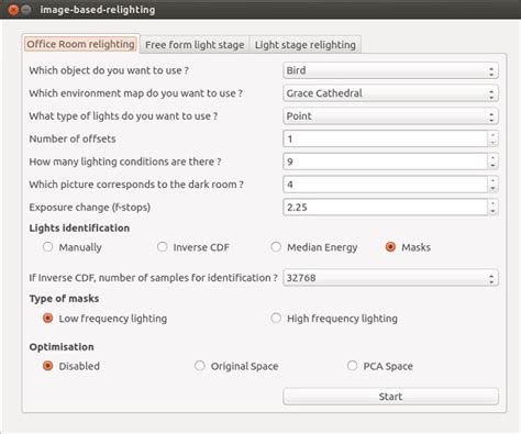 Image Based Relighting Framework Antoine Toisoul
