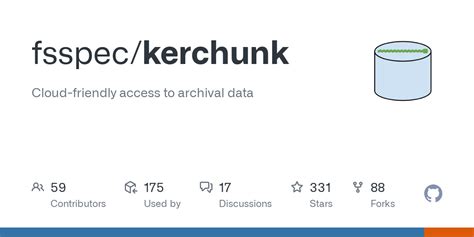 GitHub Fsspec Kerchunk Cloud Friendly Access To Archival Data