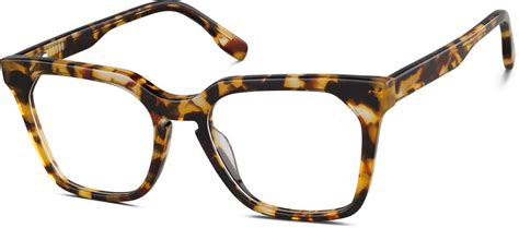 Tortoiseshell Square Glasses 4460125 Zenni Optical
