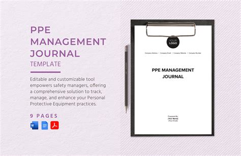 Editable Journal Templates In Pdf To Download
