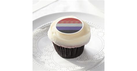 Abstract Cupioromantic Pride Flag Edible Frosting Rounds Zazzle
