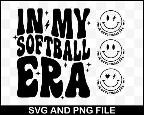 In My Softball Era Svg In My Softball Era Png In My Softball Era Svg
