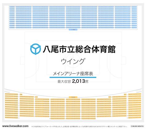 八尾市立総合体育館ウイング大阪府八尾市 LiveWalker