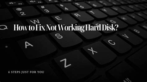 How To Fix Not Working Hard Disk • Data Recovery Service And Data