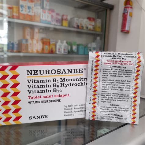 Jual Neurosanbe Tablet Per Strip 10 Tab Shopee Indonesia