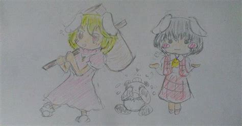 東方 幽香てゐとてゐ幽香 暮れなずむえびマヨのイラスト Pixiv