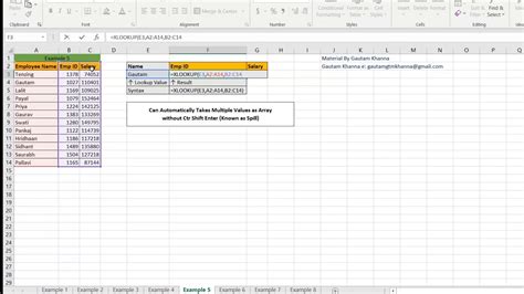 8 Xlookup Tutorial With Examples In Hindi Most Useful Tips Advanced Excel Tips 2020 In Hindi
