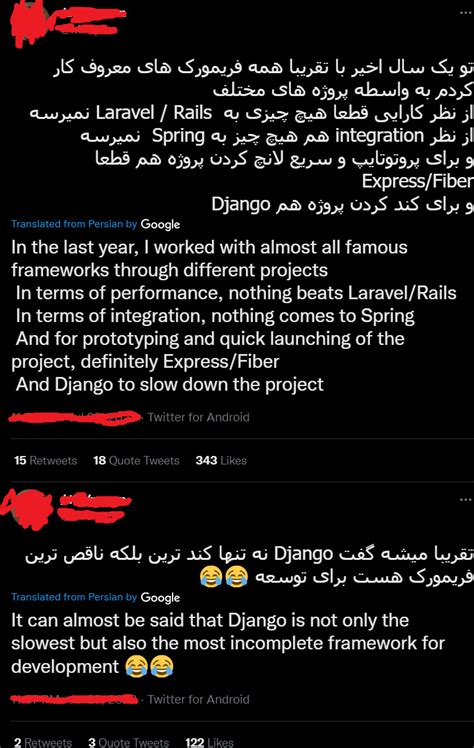is django really the slowest and most incomplete framework hot takes