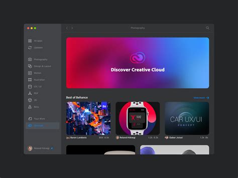 Adobe Cc App On Behance