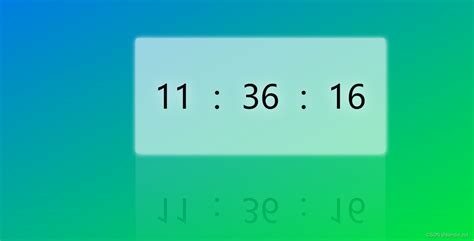 数字时钟 Csdn博客