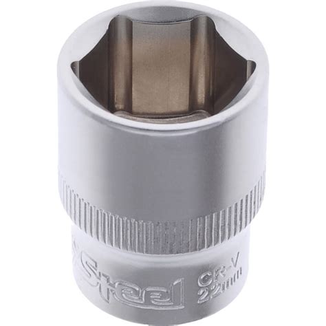Головка торцевая шестигранная AV Steel (22 мм; 1/2) AV-520022 ...