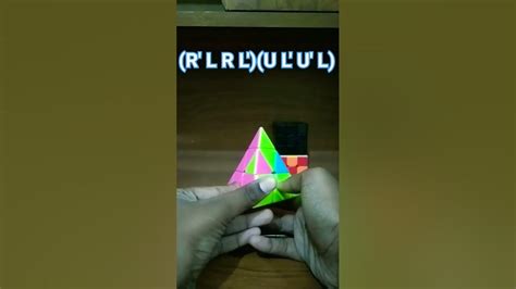 Pyraminx Last 2 Flipped Edges Alternative Solve Youtube